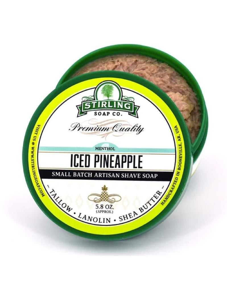 Stirling Soap Co. - Iced Pineapple Shave Soap — New England Shaving Company