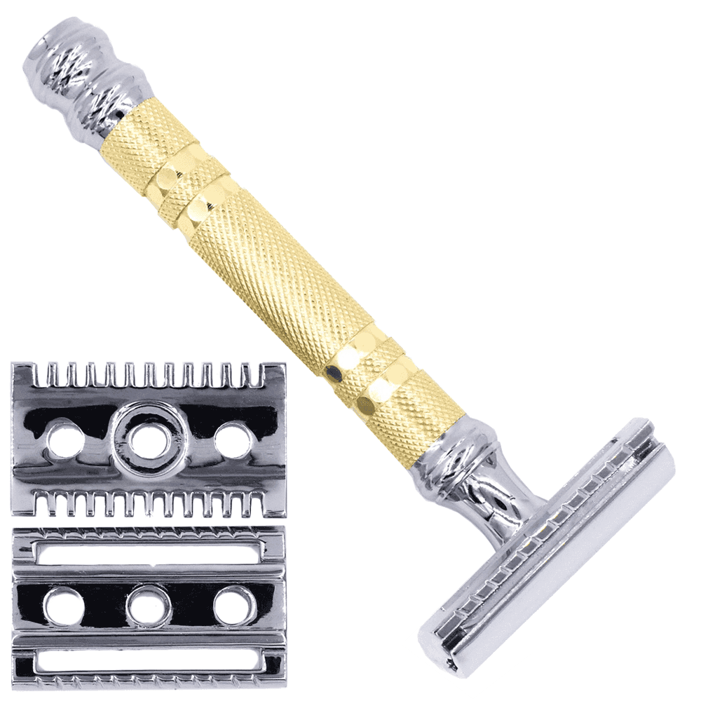 Parker - Convertible Safety Razor 69CR - Brass and Chrome — New England ...