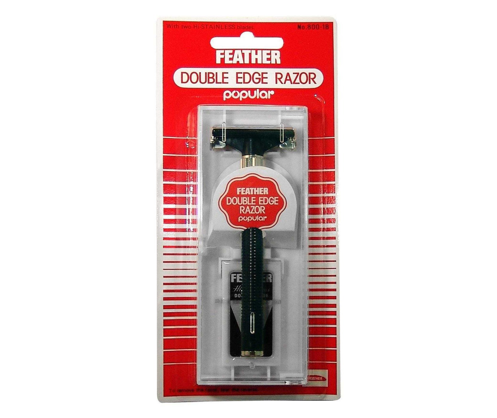 Feather Popular DE Razor | Butterfly Opening | Easy Blade Changing