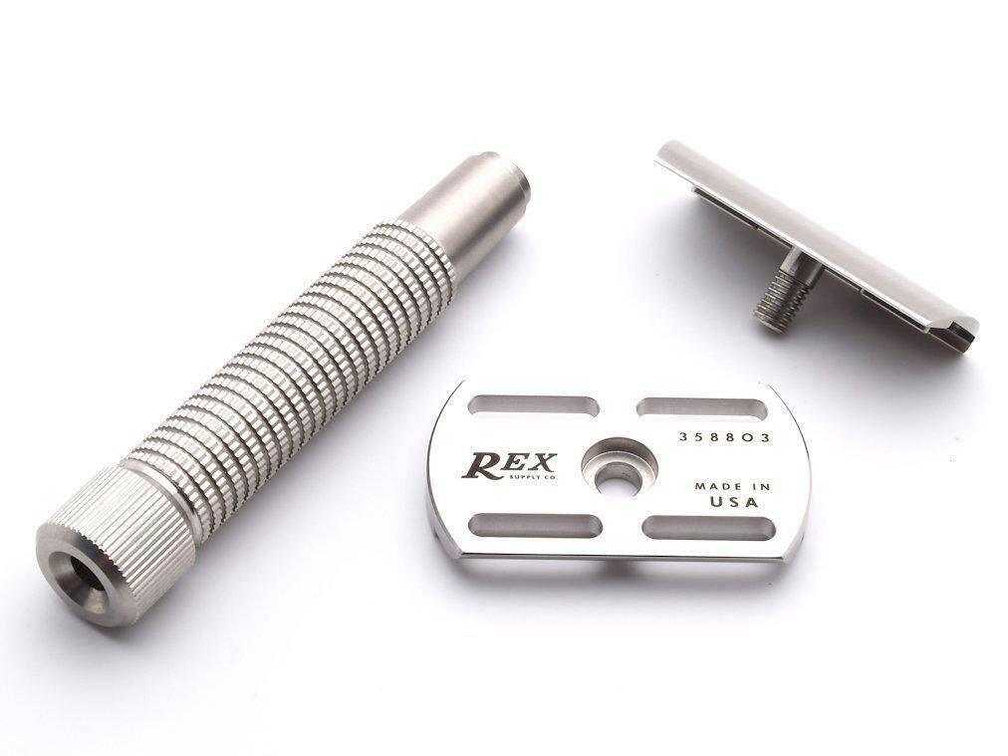 Rex Supply Co. Envoy Stainless Steel Safety Razor | NES